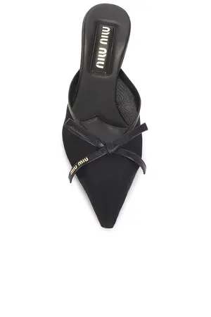 Miu Miu Modellerie Rete Mule - Nero