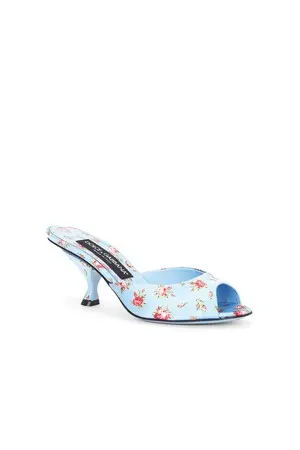 Dolce & Gabbana Floral Mule Sandal