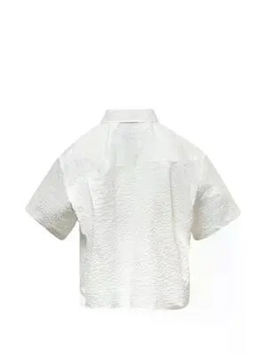 RE CODE Asymmetrical Cropped Shirt
