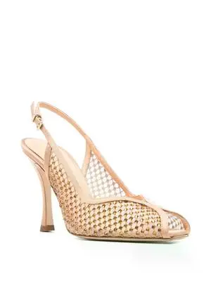 CHANTAL Perforated Slingback Sandals
