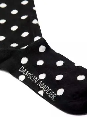 DAMSON MADDER Polka Dot-pattern Knee-high Socks
