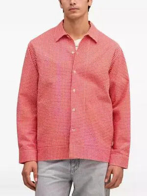 Nn07 Reed Gingham-check Shirt Jacket