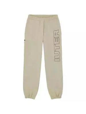 IUTER Cotton Trousers With Patch Pockets - Neutrals