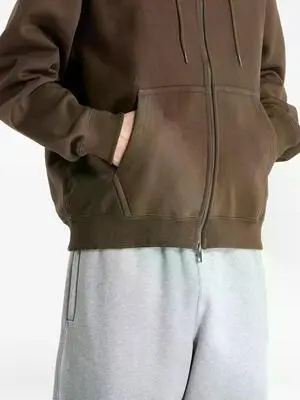 Nike Solo Swoosh Zip-up Hoodie - Brown