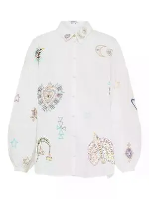 Camilla Balloon-sleeve Blouse