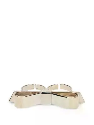 Red Valentino Bow Ring - Silver