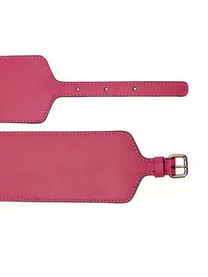 Red Valentino Topstitched Buckle Belt
