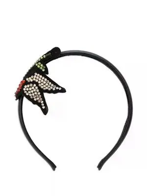 Red Valentino Flower Embellished Headband