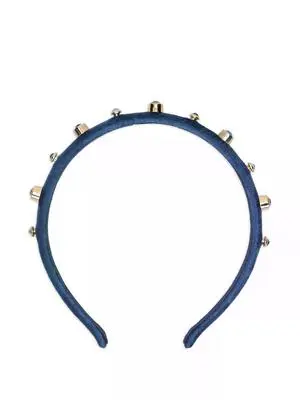 Red Valentino Embellished Headband - Blue