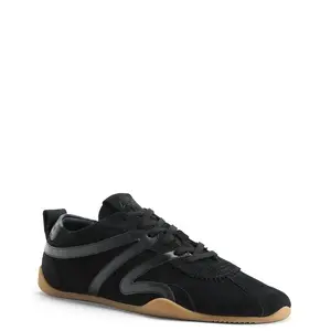 GIUSEPPE ZANOTTI Low-top Suede Sneaker - Black