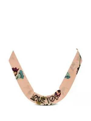 Red Valentino Floral Beaded Necklace - Neutrals