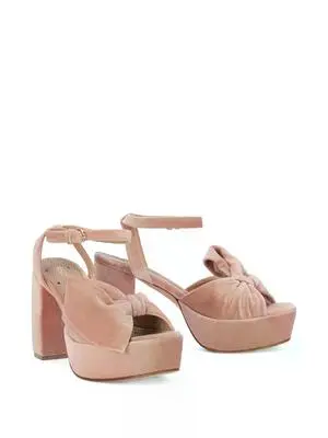 Red Valentino Bow Platform Sandals