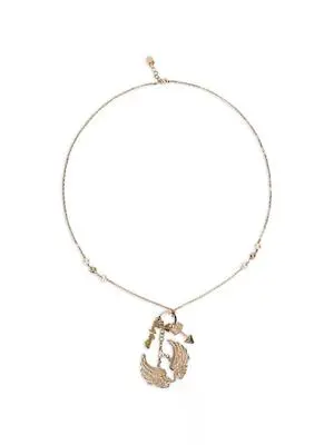 Red Valentino Arrow Embellished Necklace - Gold