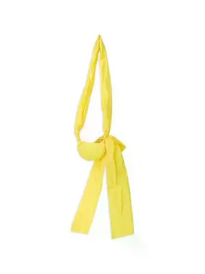 Red Valentino Ribbon Strap Shoulder Bag - Yellow