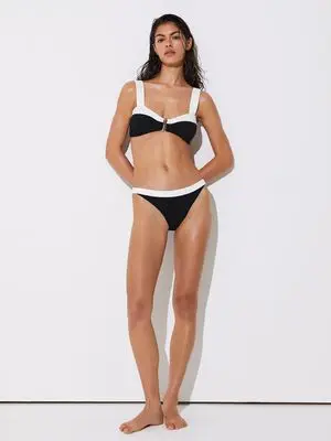 REISS Abby Color-block Bikini Bottoms