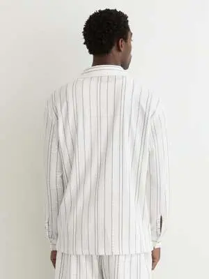REISS Ford Textured Stripe Regular-fit Shirt