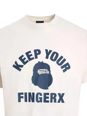 FINGERCROXX Logo-print Short-sleeve T-shirt