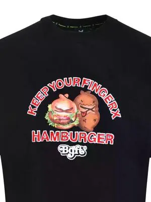 FINGERCROXX Printed Short-sleeve T-shirt - Black