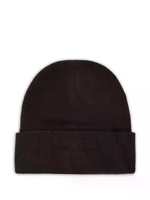 HINNOMINATE Embroidered-logo Beanie Hat - Brown