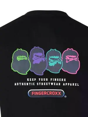 FINGERCROXX Graphic T-shirt - Black