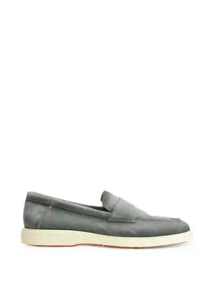 Santoni Suede Loafer - Grey