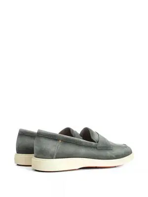 Santoni Suede Loafer - Grey