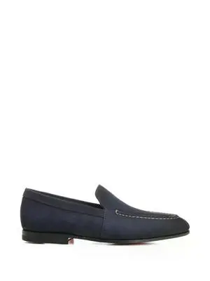 Santoni Malibu Suede Loafers