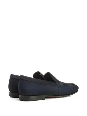 Santoni Malibu Suede Loafers