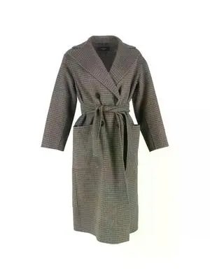 Max Mara Orense Plaid Double-breasted Coat