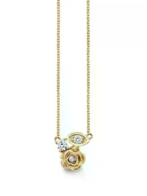 SYDNEY EVAN 14kt Yellow Marquise Necklace - Gold