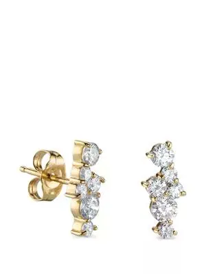 SYDNEY EVAN 14kt Yellow Bar Stud Earrings - Gold