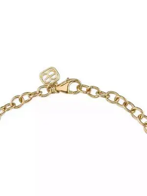 SYDNEY EVAN Yellow Link Bar Pavé Bracelet