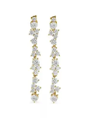 SYDNEY EVAN 14kt Yellow Cocktail Linear Earrings