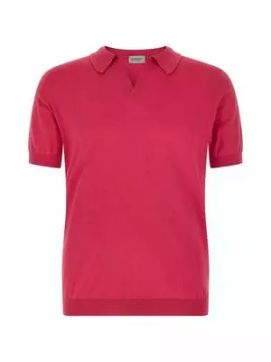 John Smedley Noah Open-collar T-shirt