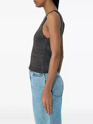 Our Legacy Ribbed-knit Tank Top - Brown