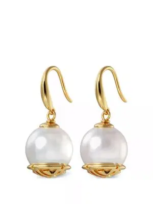 Shanghai Tang Tang Of Metal Drop Earrings - Gold
