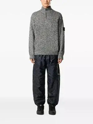 Stone Island Half-zip Sweater - Black