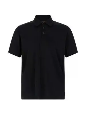 ZANONE Buttoned Short-sleeve Polo Shirt