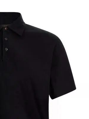 ZANONE Buttoned Short-sleeve Polo Shirt