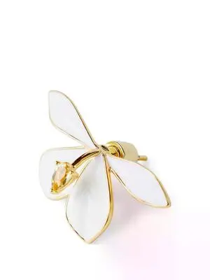 Shanghai Tang Ginger Flower Stud Earrings