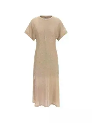 Brunello Cucinelli Round Neck Dresses