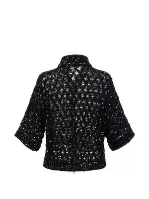 Peserico Sequin Mesh Cardigan