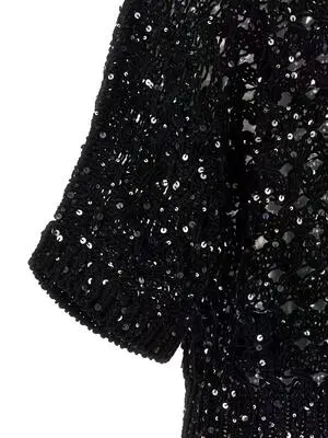 Peserico Sequin Mesh Cardigan