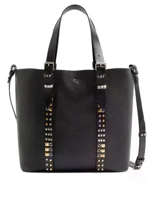 Valentino Garavani Rockstud Grained Tote - Black