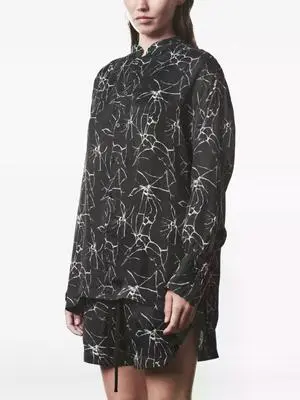 THOM KROM Marble-print Shirt