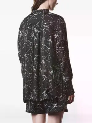 THOM KROM Marble-print Shirt