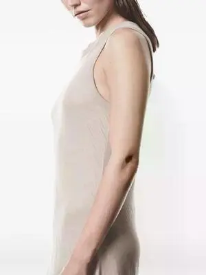 THOM KROM Side-slit Textured Midi Dress - Neutrals