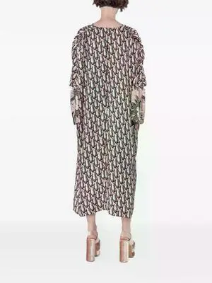 Biyan Printed Midi Dress