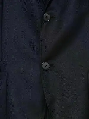 Giorgio Armani Button Herringbone Blazer