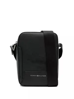 Tommy Hilfiger Mini Logo Messenger Bag - Black